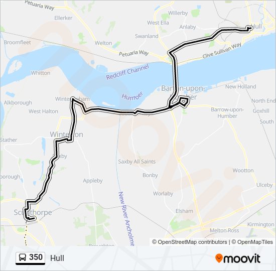 350 Route: Schedules, Stops & Maps - Hull (Updated)