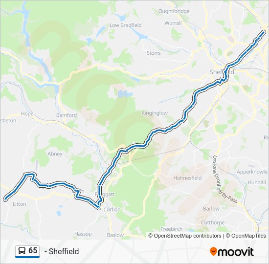 65 Route: Schedules, Stops & Maps - Meadowhall Meadowhall Interchange ...
