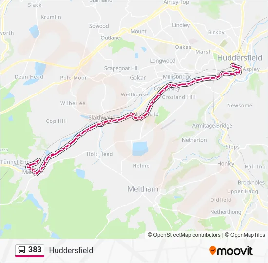 383 Route: Schedules, Stops & Maps - Marsden Dirker (Updated)