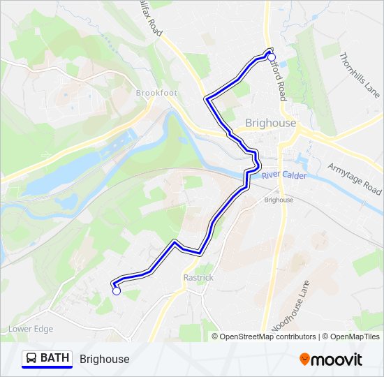 bath Route: Schedules, Stops & Maps - Brighouse (Updated)