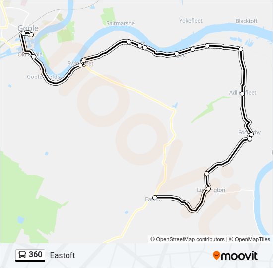 360 Route: Schedules, Stops & Maps - Eastoft (Updated)