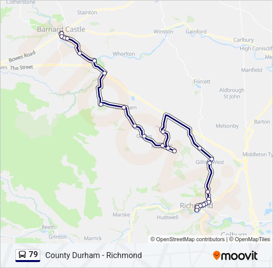 79 Route: Schedules, Stops & Maps - Richmond (Updated)