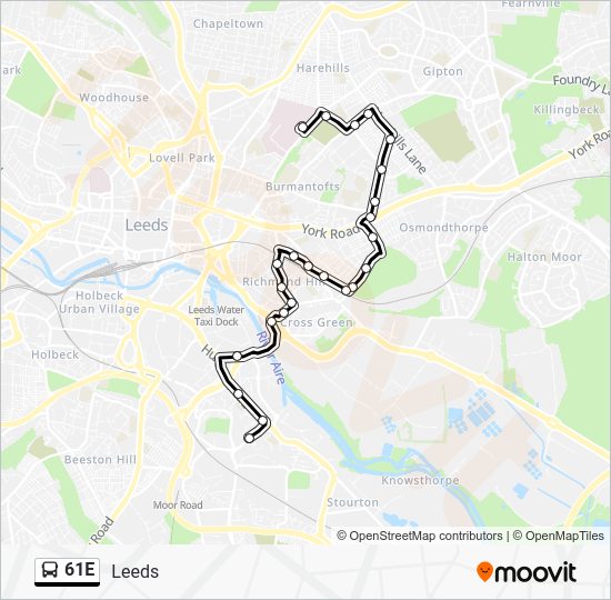 61e Route: Schedules, Stops & Maps - St James Hospital (Updated)