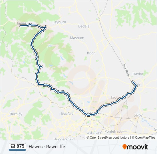 875 Route: Schedules, Stops & Maps - Rawcliffe Manor Ln (Updated)