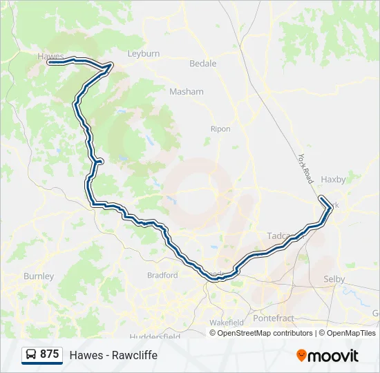 875 Route: Schedules, Stops & Maps - Rawcliffe Manor Ln (Updated)