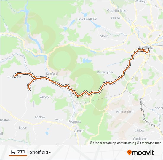 271 Route: Schedules, Stops & Maps - Castleton Bus Station (Updated)
