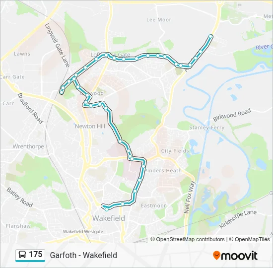 175 Route: Schedules, Stops & Maps - Moorhouse Estate (Updated)
