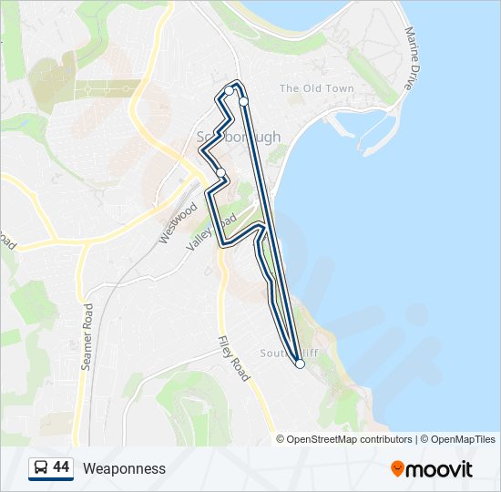 44 Route: Schedules, Stops & Maps - Weaponness (Updated)