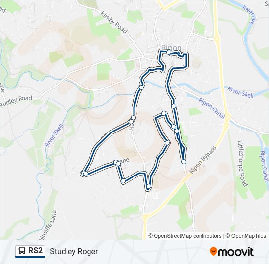 rs2 Route: Schedules, Stops & Maps - Studley Roger (Updated)