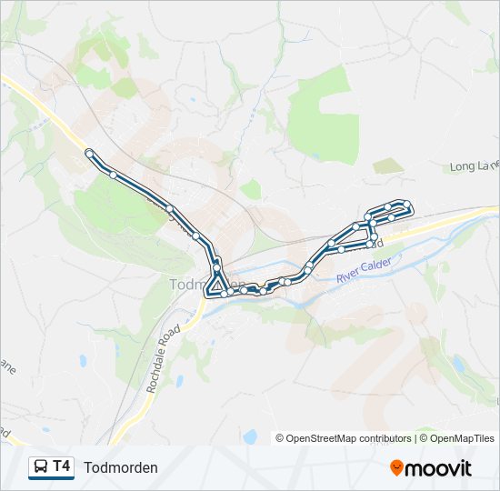 t4 Route: Schedules, Stops & Maps - Lydgate (Updated)