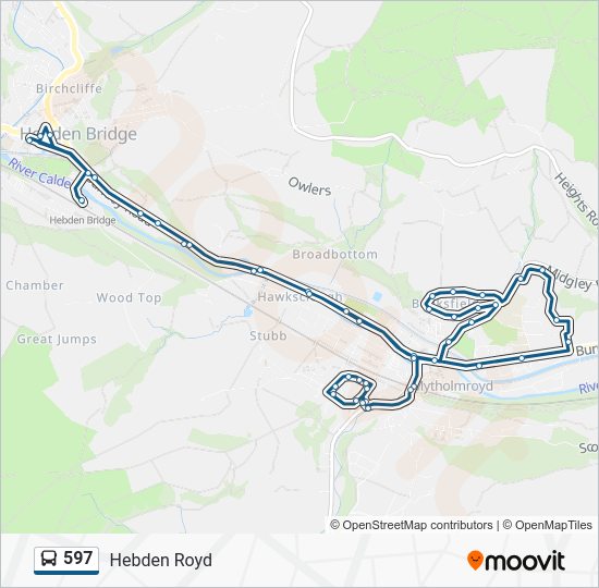 597 Route: Schedules, Stops & Maps - Hb4 New Road (Updated)