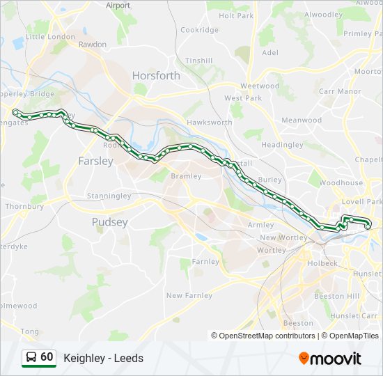 60 Route: Schedules, Stops & Maps - Greengates (Updated)