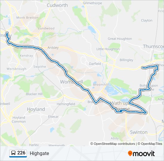 226 Route: Schedules, Stops & Maps - Highgate (Updated)