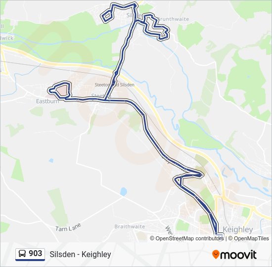 903 Route: Schedules, Stops & Maps - Stand G Keighley Bus Station (Updated)