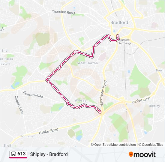 613 Route: Schedules, Stops & Maps - Nelson Street N1 (Updated)