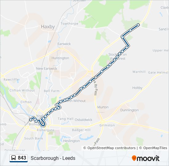 843 Route Schedules Stops Maps Hazelbush Updated 