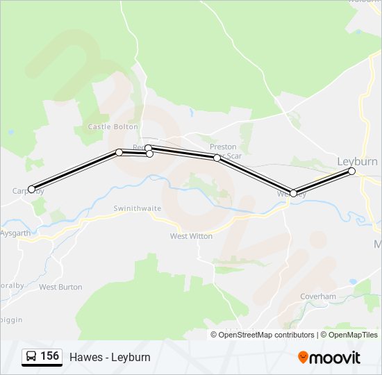 156 Route: Schedules, Stops & Maps - Carperby (Updated)
