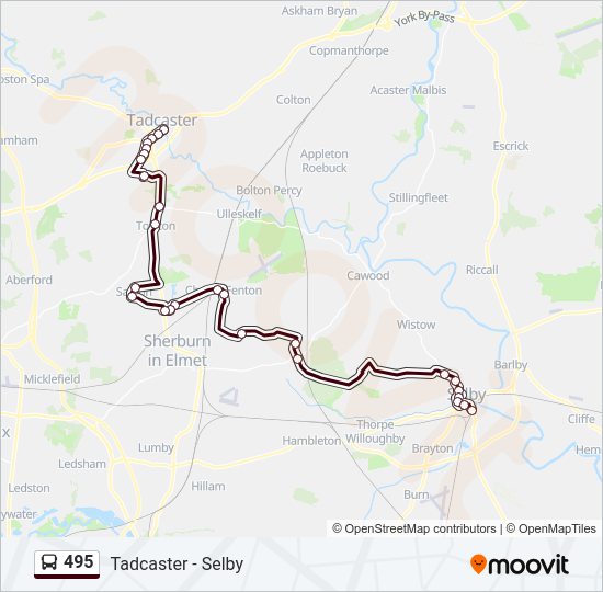 495 Route: Schedules, Stops & Maps - Bus Station Stand 3 (Updated)