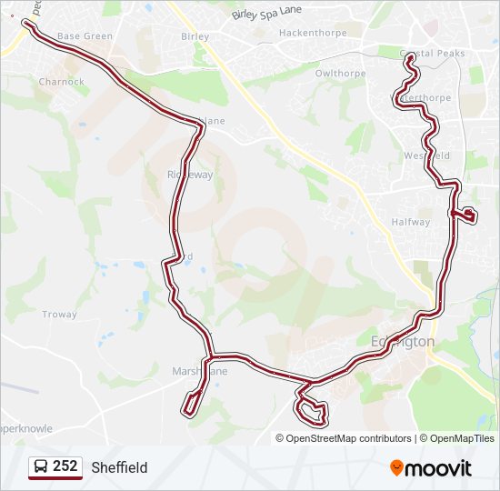 252 Route: Schedules, Stops & Maps - Crystal Peaks (Updated)