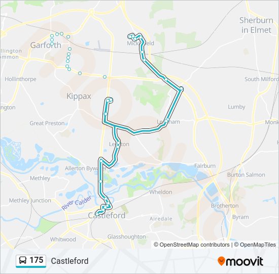 175 Route: Schedules, Stops & Maps - Castleford (Updated)