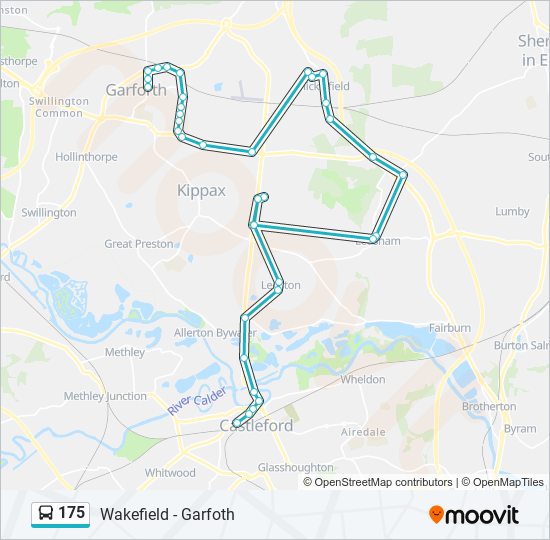 175 Route: Schedules, Stops & Maps - Castleford (Updated)