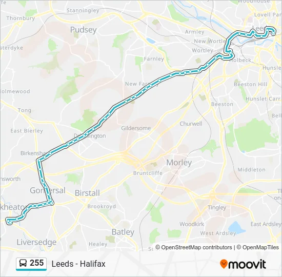 255 Route: Schedules, Stops & Maps - Bus Station (Updated)