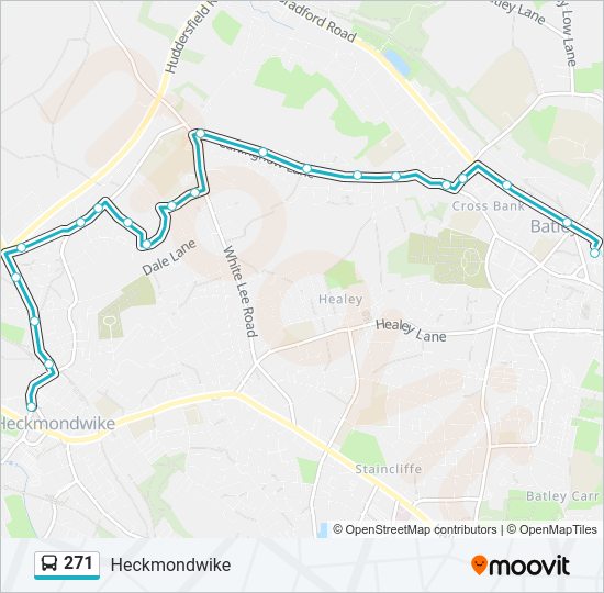 271 Route: Schedules, Stops & Maps - Batley (Updated)