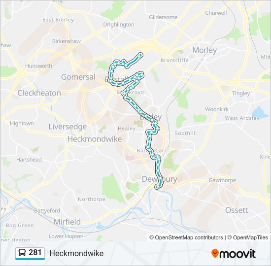 281 Route: Schedules, Stops & Maps - Bus Station (Updated)