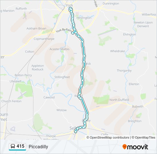 415 Route: Schedules, Stops & Maps - Bus Stn Stand 1 (Updated)