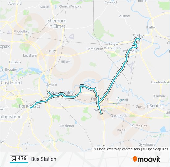476 Route: Schedules, Stops & Maps - Bus Station (Updated)