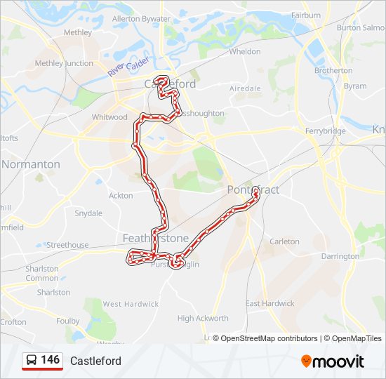 146 Route: Schedules, Stops & Maps - Castleford (Updated)