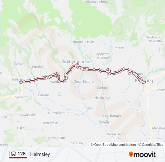 128 Route: Schedules, Stops & Maps - Helmsley (Updated)