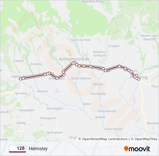 128 Route: Schedules, Stops & Maps - Helmsley (Updated)