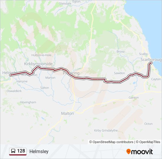 128 Route: Schedules, Stops & Maps - Helmsley (Updated)