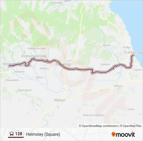 128 Route: Schedules, Stops & Maps - Helmsley (Square) (Updated)
