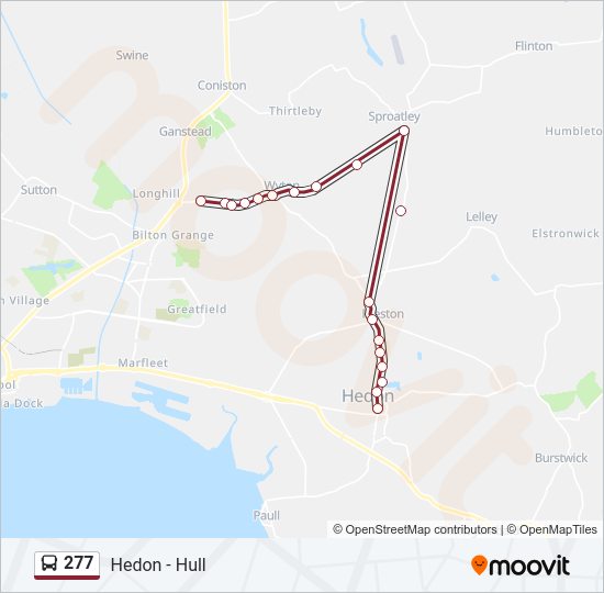 277 Route: Schedules, Stops & Maps - Bilton (Updated)