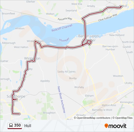 350 Route: Schedules, Stops & Maps - Hull (Updated)