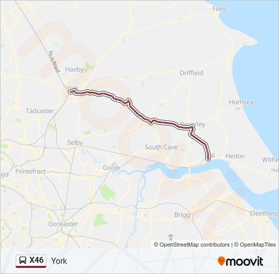 x46 Route: Schedules, Stops & Maps - York (Updated)
