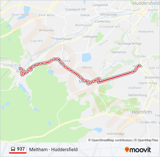 937 Route: Schedules, Stops & Maps - Marsden (Updated)