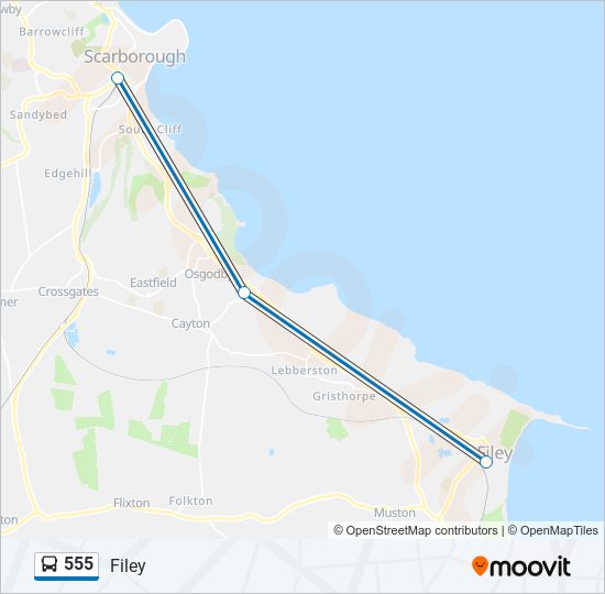 555 Route: Schedules, Stops & Maps - Filey (Updated)