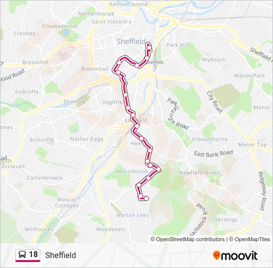 18 Route: Schedules, Stops & Maps - Norton (Updated)