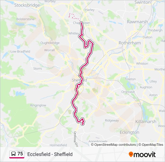 75 Route: Schedules, Stops & Maps - Jordanthorpe (Updated)