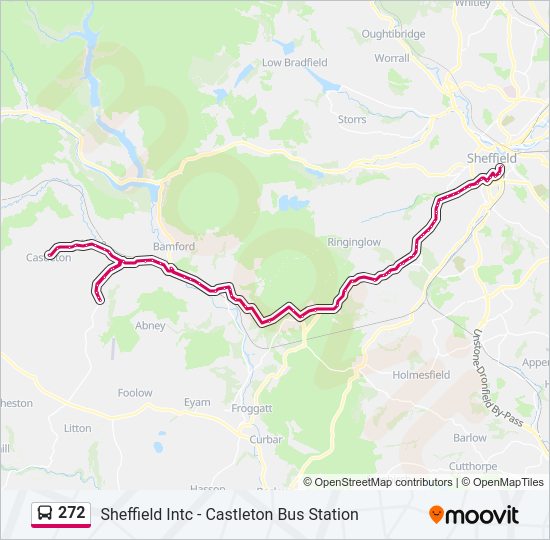 272 Route: Schedules, Stops & Maps - Sheffield Centre (Updated)