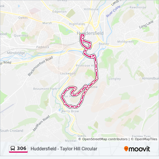 306 Route: Schedules, Stops & Maps - Huddersfield Town Centre ...
