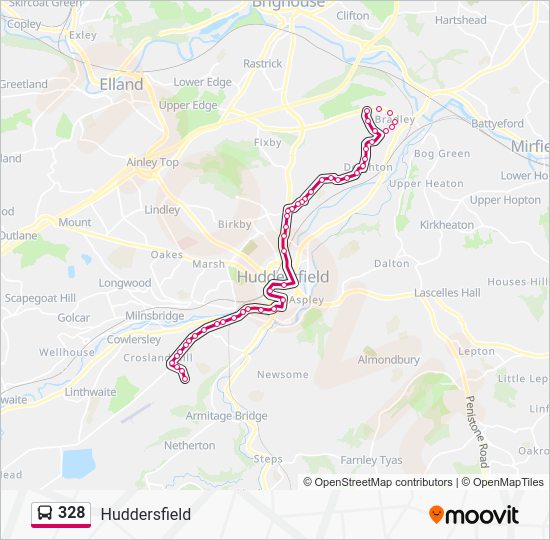 328 Route: Schedules, Stops & Maps - Balmoral Avenue (Updated)