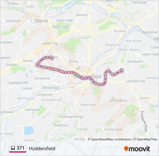 371 Route: Schedules, Stops & Maps - Dalton (Updated)
