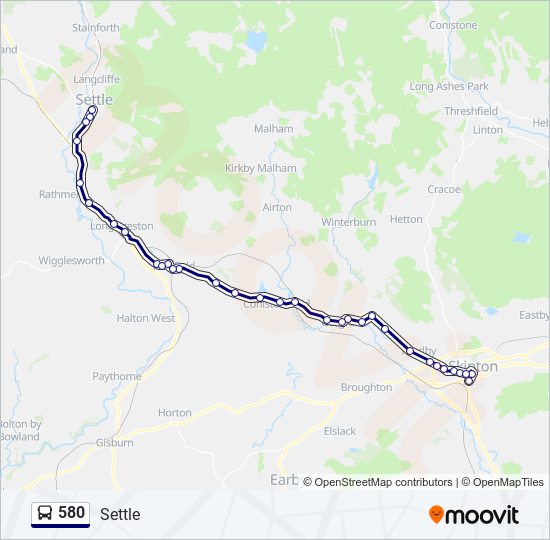 580 Route: Schedules, Stops & Maps - Settle (Updated)