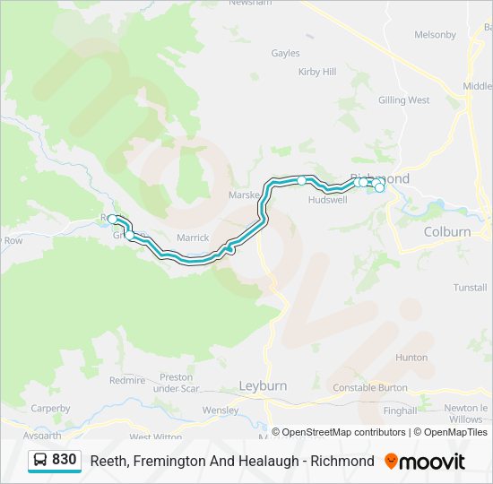 830 Route: Schedules, Stops & Maps - Market Place (Updated)