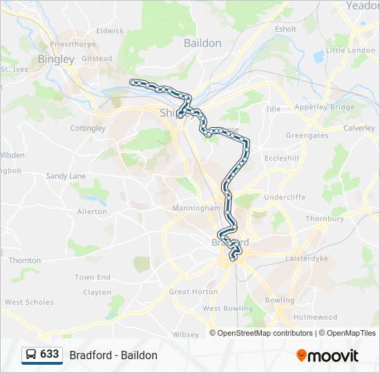 633 Route: Schedules, Stops & Maps - Bradford Interchange (Stand B ...