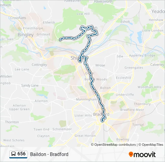 656 Route: Schedules, Stops & Maps - Bradford Interchange (Stand A ...
